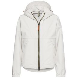 Camel Active Windbreaker aus recyceltem Polyester Damen Gr&ouml;&szlig;e S perlwei&szlig;