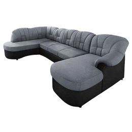 DOMO collection Wohnlandschaft &raquo;Flores auch in Leder-Bezug, B/T/H: 293/180/86 cm, U-Form&laquo; wahlweise mit Bettfunktion, wahlweise mit Federkern...
