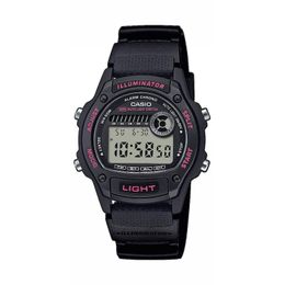 CASIO TIMELESS COLLECTION Chronograph Quarzuhr, Armbanduhr, Damenuhr, Herrenuhr, digital schwarz, schwarz, grau Sportiver Chronograph