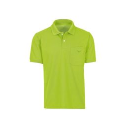 TRIGEMA Herren Poloshirt &raquo;TRIGEMA Polohemd mit Brusttasche&laquo; 1 Stk. gelb L
