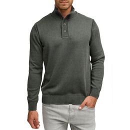 INDICODE Herren Strickpullover &raquo;INNiels &frac12; Placket&laquo; S