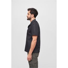 Brandit Langarmhemd &raquo;Herren US Shirt Ripstop shortsleeve&laquo; 1 Stk. Schwarz XL - US-Gr&ouml;&szlig;en US-Gr&ouml;&szlig;en XL Kurz&auml;rmelige Hemden f&uuml;r Freizeit und B&uuml;ro