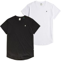 G-Star Raw G-STAR T-Shirt »Lash 2er Pack« Packung, 2 Stk. aus Baumwolle white / black XL XL Doppelpack T-Shirts von G-STAR
