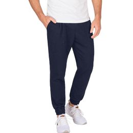 TRIGEMA Damen Jerseyhose &raquo;TRIGEMA Jogginghose mit aufgesetzten Taschen&laquo; blau XL, US-Gr&ouml;&szlig;en