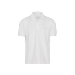 TRIGEMA Poloshirt »Poloshirt DELUXE Piqué« 1 Stk. weiss 140 140 DELUXE-Piqué-Qualität