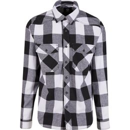 Brandit Langarmhemd &raquo;Herren Checked Shirt&laquo; 1 Stk. white-black 6XL - US-Gr&ouml;&szlig;en US-Gr&ouml;&szlig;en 6XL Mode ist Selbstausdruck durch Kleidung