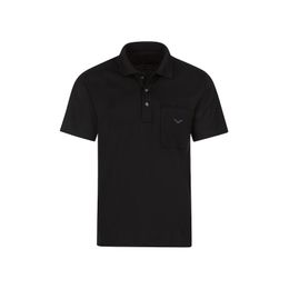 TRIGEMA Herren Poloshirt &raquo;TRIGEMA Poloshirt aus Single-Jersey&laquo; 1 Stk. schwarz M