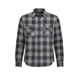 Brandit Langarmhemd &raquo;Herren Checked Shirt&laquo; 1 Stk. black-grey 3XL - US-Gr&ouml;&szlig;en US-Gr&ouml;&szlig;en 3XL Mode ist Selbstausdruck durch Kleidung