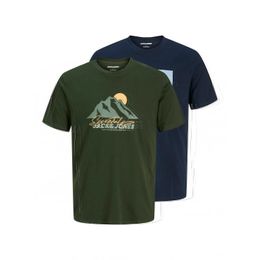 Jack & Jones Jack & Jones Junior Jungen T-Shirt &raquo;JJSUN TEE SS CREW NECK 2PK MP JNR&laquo; Packung, 2 Stk. blau 128