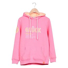 Zwillingsherz Kapuzenpullover Damen Gr&ouml;&szlig;e S Second Hand pink