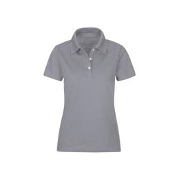 TRIGEMA Damen Poloshirt &raquo;TRIGEMA Poloshirt&laquo; 1 Stk. grau M