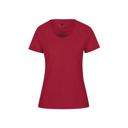 TRIGEMA T-Shirt &raquo;T-Shirt aus Biobaumwolle&laquo; 1 Stk. rubin-C2C XS XS Gestickte TRIGEMA-Schwinge auf rechtem Arm
