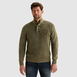 PME-Legend Pme Legend Herren PME LEGEND Strickpullover mit kurzer Knopfleiste M