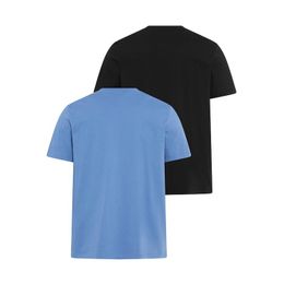 Calvin Klein Jeans Herren T-Shirt &raquo;SS BADGE TEE 2 PACK&laquo; Packung, 2er-Pack, 2 Stk. Mit Rundhalsausschnitt schwarz M