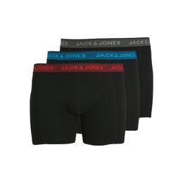 Jack & Jones PlusSize Jack & Jones Plussize Herren Jack & Jones PlusSize Trunk &raquo;JACWAISTBAND TRUNKS 3 PACK NOOS PLS&laquo; Packung, 3 Stk. grau 3XL, 3 Stk.