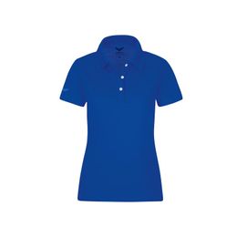 TRIGEMA Damen Poloshirt &raquo;TRIGEMA Poloshirt aus Baumwolle&laquo; 1 Stk. blau M