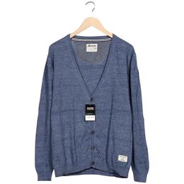 BASEFIELD Strickjacke Herren Gr&ouml;&szlig;e XL Second Hand blau