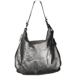 Abro Handtasche gross Leder Damen Gr&ouml;&szlig;e One Size Second Hand silber
