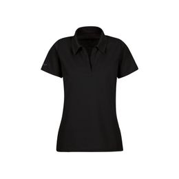 TRIGEMA Damen Poloshirt &raquo;TRIGEMA Poloshirt ohne Knopfleiste&laquo; 1 Stk. schwarz M
