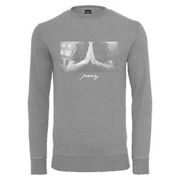MisterTee Rundhalspullover &raquo;Herren Pray Crewneck&laquo; 1 Stk. charcoal XS XS Klassische Pullover mit bequemem Rundhalsausschnitt