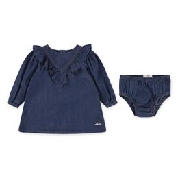 Levi's® kids LEVI'S KIDS Kleid & Hose »LVG WILD WEST RUFFLE DRESS« Set, 2 Stk. mit Rüschenbesatz, for Girls dark wave 36M (98) Set: Kleid und Panty von...