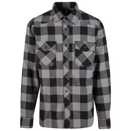 Brandit Langarmhemd &raquo;Herren Checked Shirt&laquo; 1 Stk. black-charcoal 5XL - US-Gr&ouml;&szlig;en US-Gr&ouml;&szlig;en 5XL Mode ist Selbstausdruck durch Kleidung