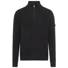 JOOP! JOOP JEANS Strickpullover &raquo;Henrios&laquo; Mit Rundhalsausschnitt Dark Blue S S Pullover mit Rei&szlig;verschluss am Kragen von Joop Jeans