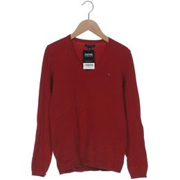 Tommy Hilfiger Pullover Damen Gr&ouml;&szlig;e XS Second Hand rot