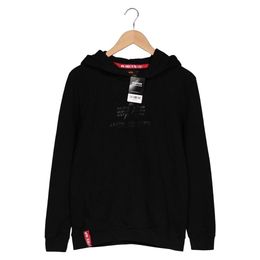 Alpha Industries Kapuzenpullover Herren Gr&ouml;&szlig;e M Second Hand schwarz