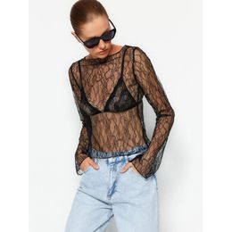 Trendyol Bluse Damen Gr&ouml;&szlig;e S schwarz