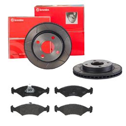 Brembo Bremsensatz-Vorderachse MAX LINE / STANDARD Bremsensatz, Scheibenbremse vorne rechts links innenbel&uuml;ftet 240mm f&uuml;r MAZDA FORD (CHANGAN) 1066271