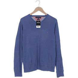 Tommy Hilfiger Pullover Herren Gr&ouml;&szlig;e L Second Hand blau
