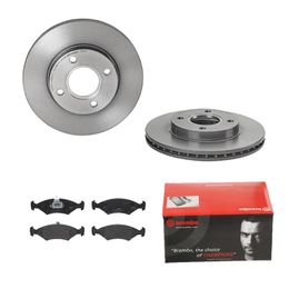 Brembo Bremsensatz, Scheibenbremse vorne rechts links innenbel&uuml;ftet 258mm f&uuml;r MAZDA FORD 87FX2K021GA 1659935 5023994 1420-54681