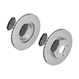 F.BECKER_LINE Bremsensatz, Scheibenbremse vorne rechts links bel&uuml;ftet 255mm f&uuml;r MAZDA N0Y3-33-23Z N026-33-25XC NCY1-33-23Z 13810236