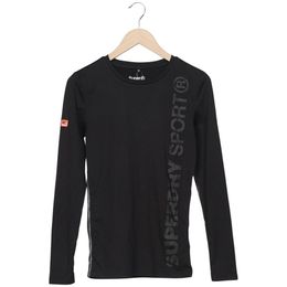 Superdry Langarmshirt Herren Gr&ouml;&szlig;e S Second Hand schwarz