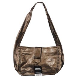 Abro Handtasche gross Leder Damen Gr&ouml;&szlig;e One Size Second Hand gold