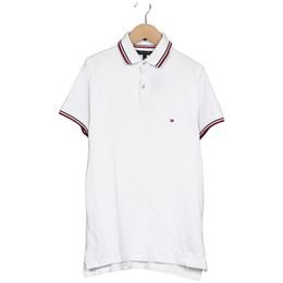Tommy Hilfiger Poloshirt Herren Gr&ouml;&szlig;e S Second Hand wei&szlig;