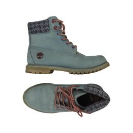 Timberland Stiefelette Damen Gr&ouml;&szlig;e 39.5 Second Hand hellblau