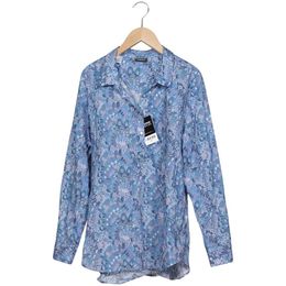 Walbusch Bluse Damen Gr&ouml;&szlig;e XL Second Hand blau