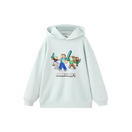 Mango Kids Sweatshirt 'Mine Hood' Jungen Gr&ouml;&szlig;e 128 pastellblau