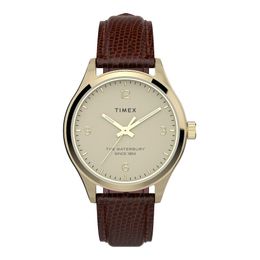 Timex Analoguhr 'Waterbury Heritage Collection' Damen Gr&ouml;&szlig;e One Size braun / gold