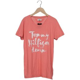 Tommy Jeans T-Shirt Damen Gr&ouml;&szlig;e L Second Hand pink