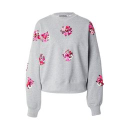 Essentiel Antwerp Sweatshirt 'Itro' Damen Größe S grau / pink / rot / weiß