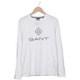Gant Langarmshirt Herren Gr&ouml;&szlig;e S Second Hand wei&szlig;