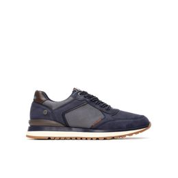 Refresh Sneaker '17322704' Herren Gr&ouml;&szlig;e 44 navy / taubenblau / dunkelbraun