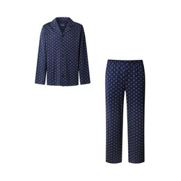 Hackett London Pyjama lang Herren Gr&ouml;&szlig;e XXL royalblau