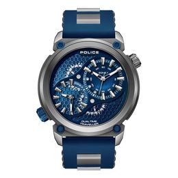 Police Analog Watch 'Boa' male Blue size One Size
