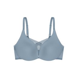 Triumph Soft-BH ' Triumph Shape Smart ' Damen Gr&ouml;&szlig;e 110 blau / rauchgrau Winterkleid