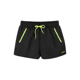 Bench Badeshorts Herren Gr&ouml;&szlig;e L gr&uuml;n / schwarz