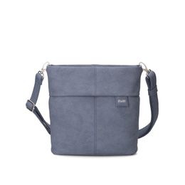 Zwei Mademoiselle M8 - Schultertasche 25 cm (sage) in nubuk-sky | Gr.: onesize